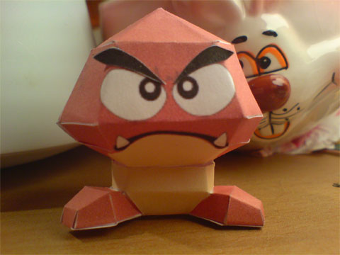 Faites votre Goomba en papier ! - Scraly's Blog
